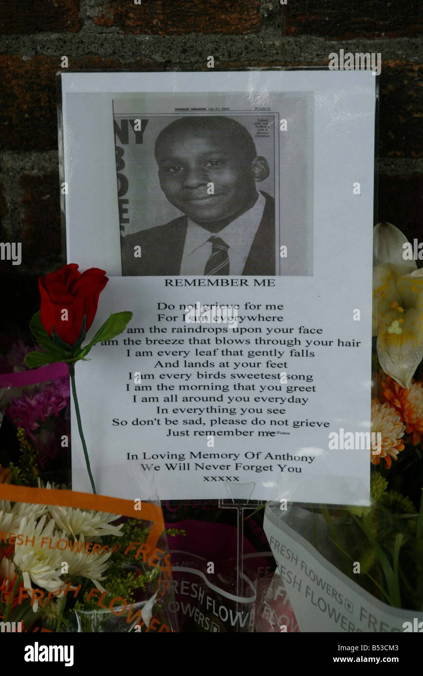Murder anthony walker hi-res stock photography and images - Alamy