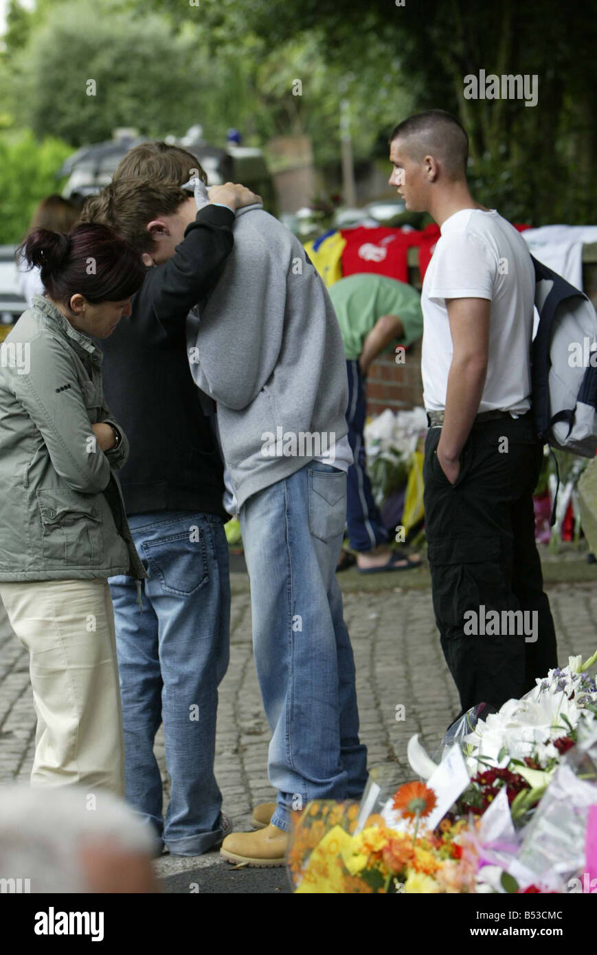 Tears from friends for murdered Anthony Walker at the scene in ...