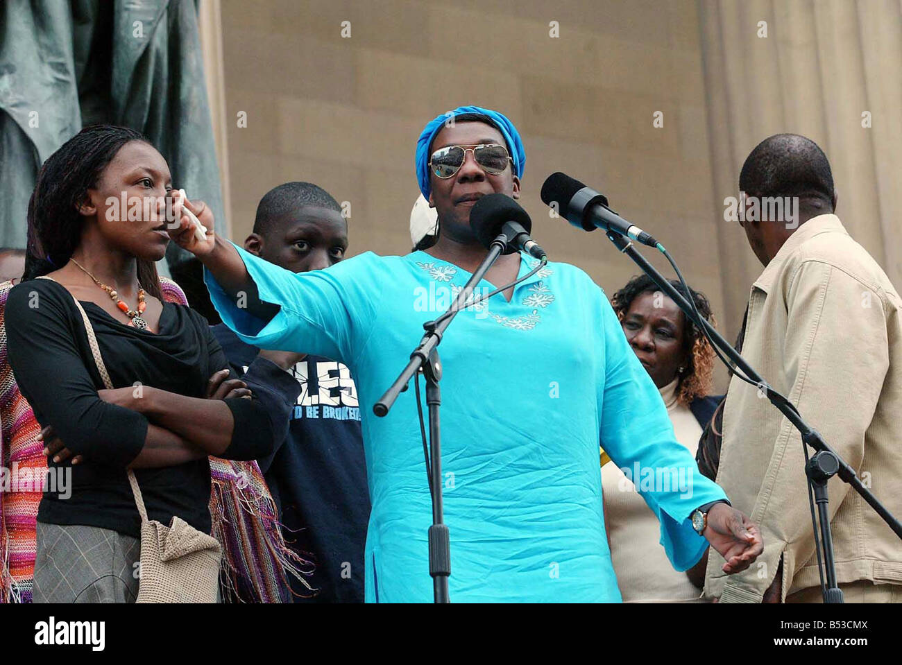 Anthony Walkers mum Gee talks at his tribute vigil 18 year old Anthony ...