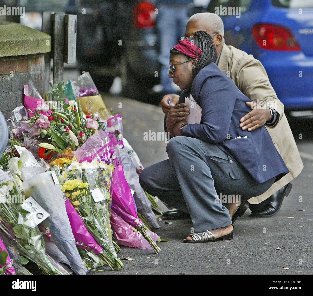 Anthony Walker mum Gee Walker August 2005 visits with a friend the ...