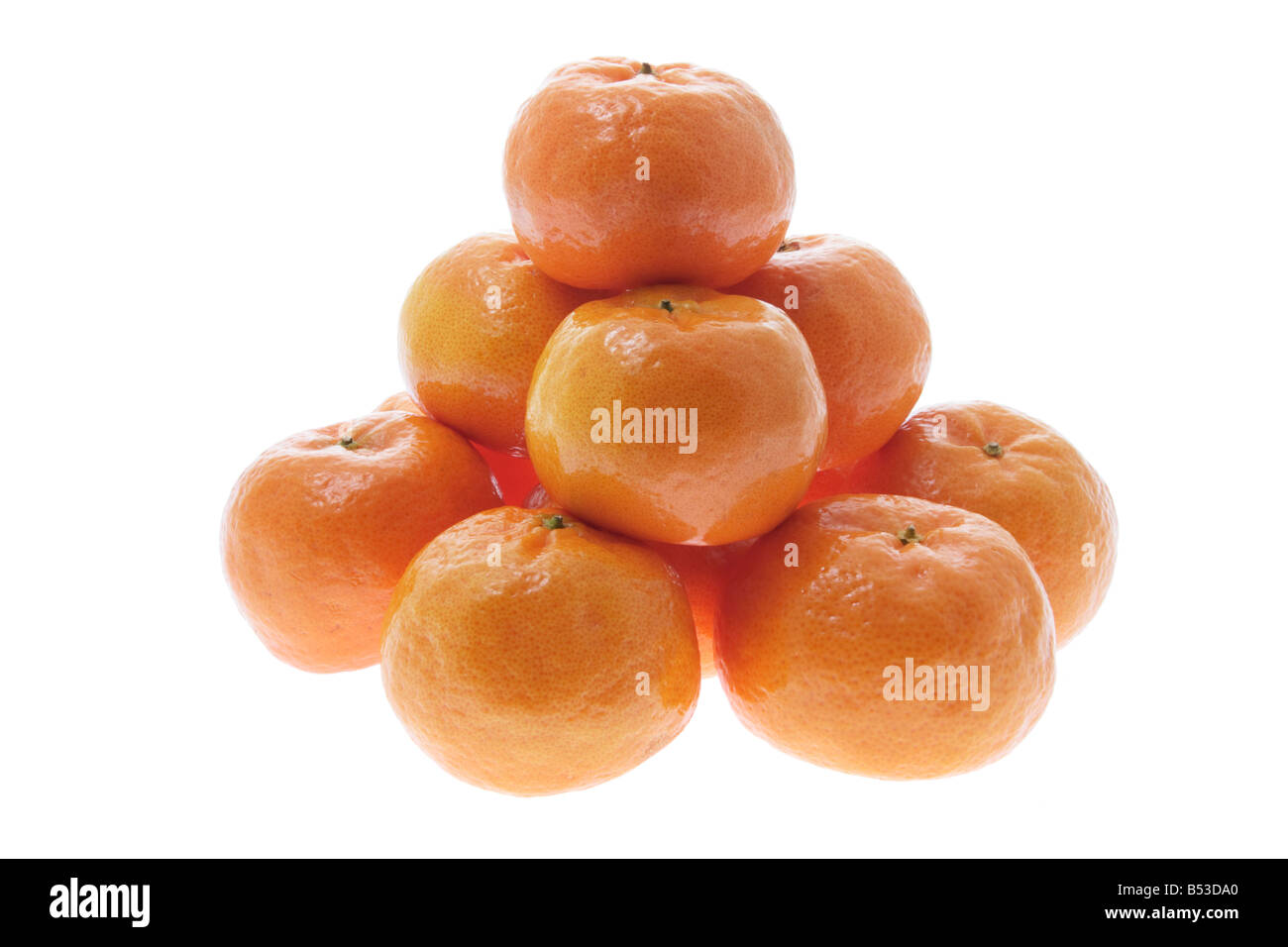Stack of Mandarins Stock Photo - Alamy