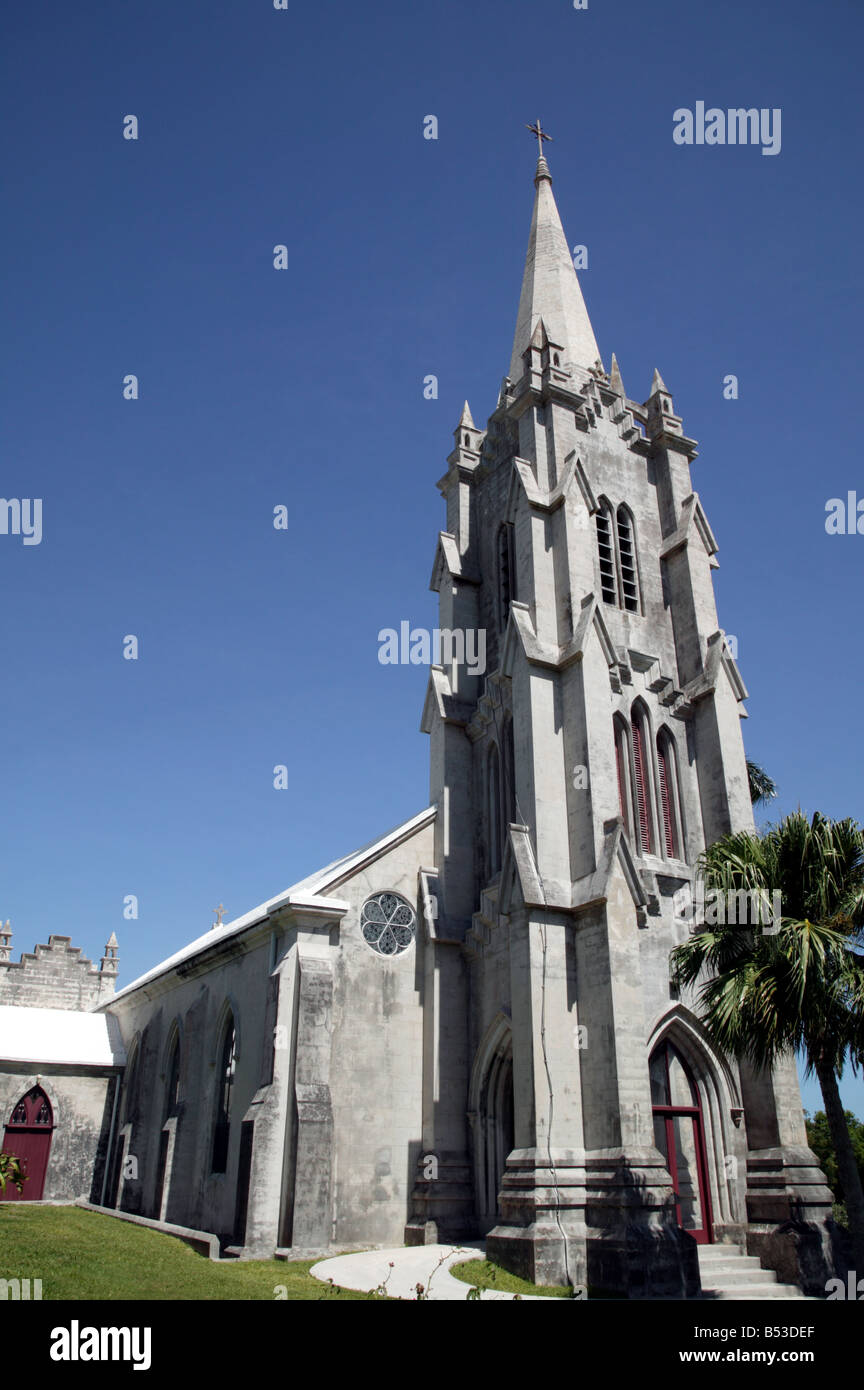 Shot of St Marks Anglican Church, Smith's Parish, Bermuda Stock Photo ...