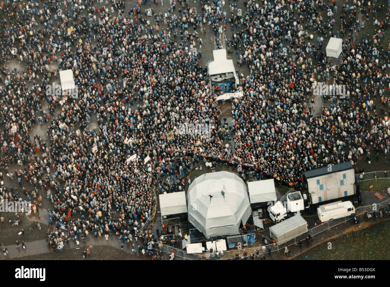 Aerial view protest london hi-res stock photography and images - Alamy
