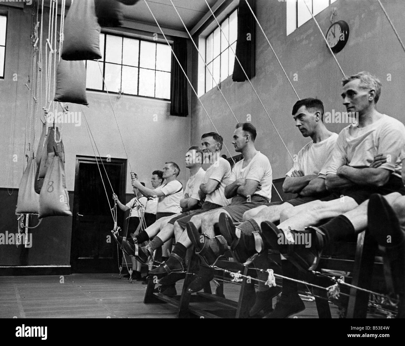 Miners who have received severe injuries, some to the spine, others to ...