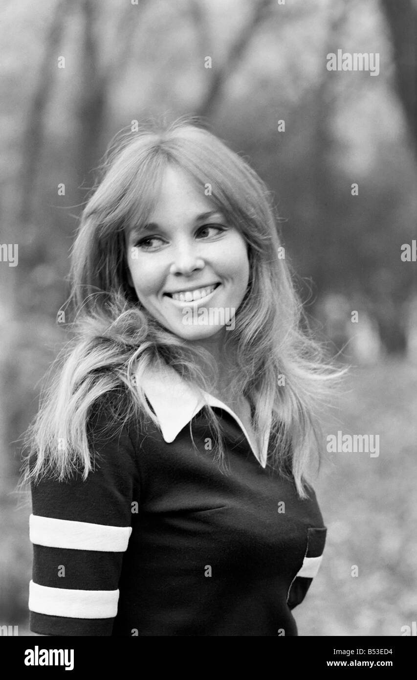 Pictures of Christine Smith in Holland Park, modelling a pattened mini ...