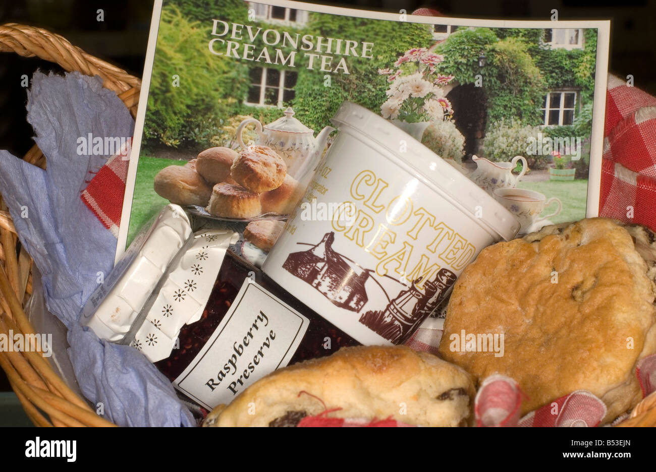 traditional cream tea Stock Photo - Alamy