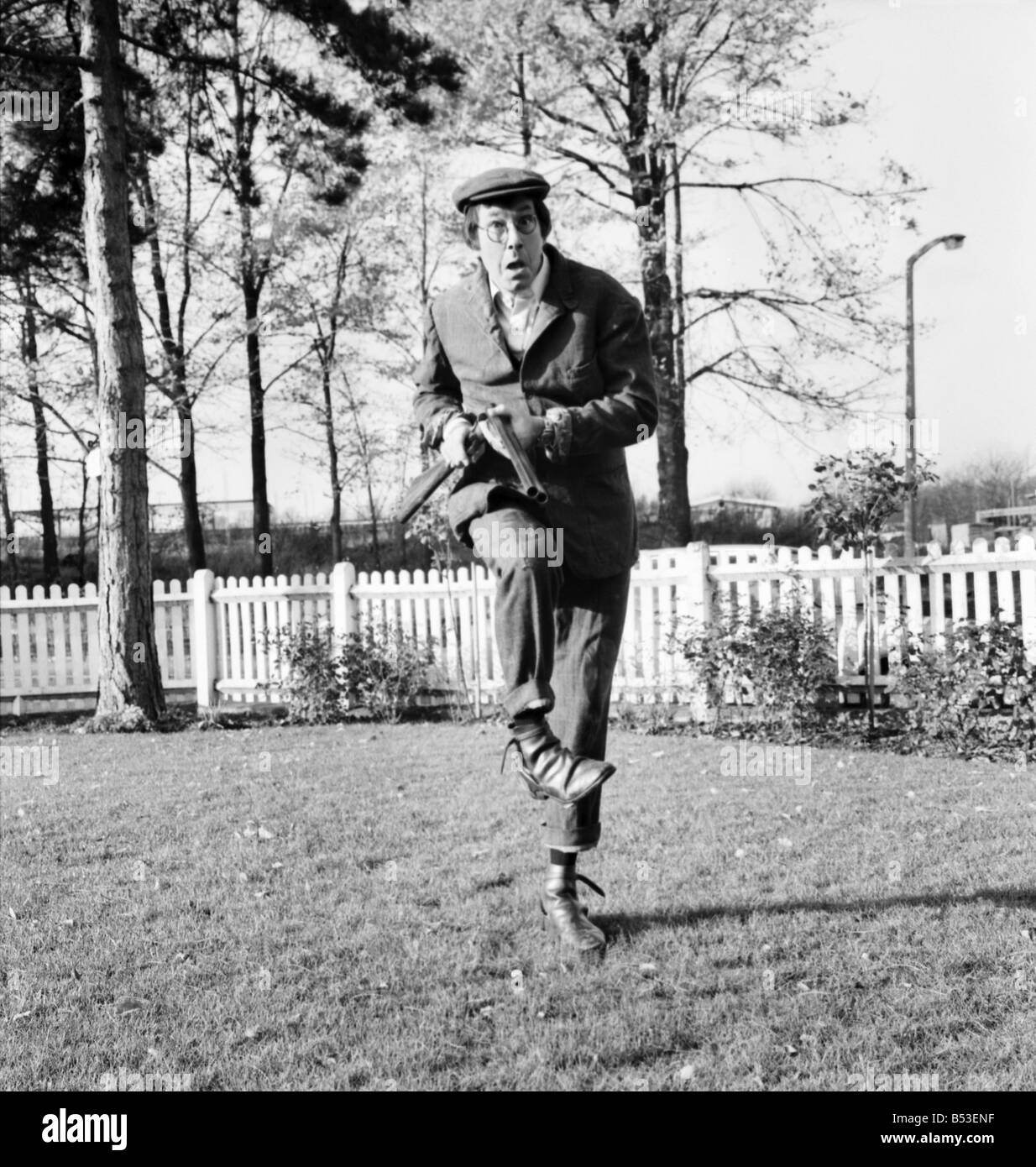 Comedian Jack Douglas (42) takes his guns with him wherever he travels ...