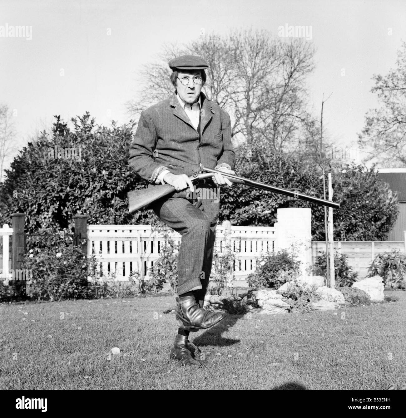 Comedian Jack Douglas (42) takes his guns with him wherever he travels ...