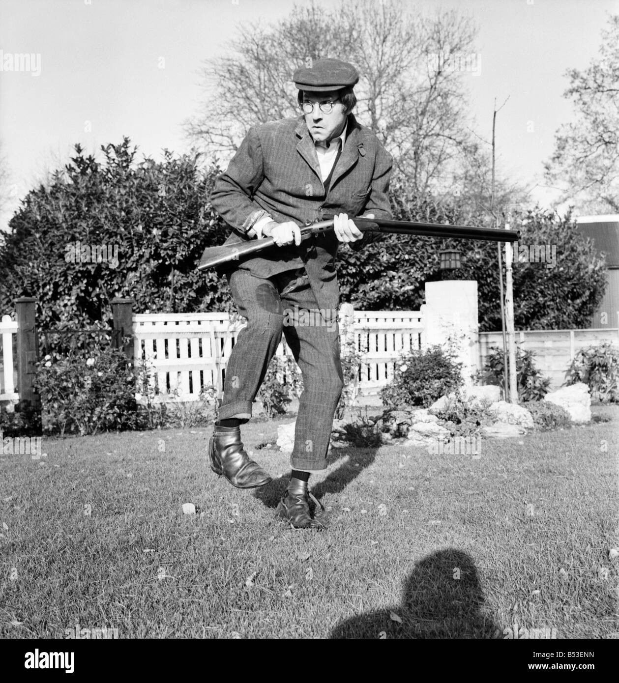 Comedian Jack Douglas (42) takes his guns with him wherever he travels ...