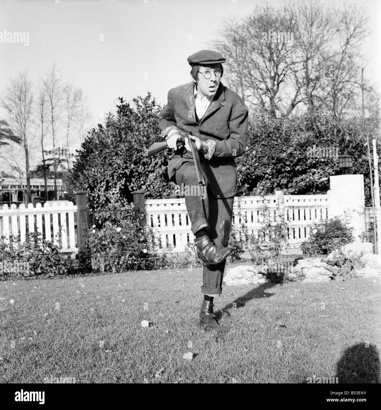 Comedian Jack Douglas (42) takes his guns with him wherever he travels ...