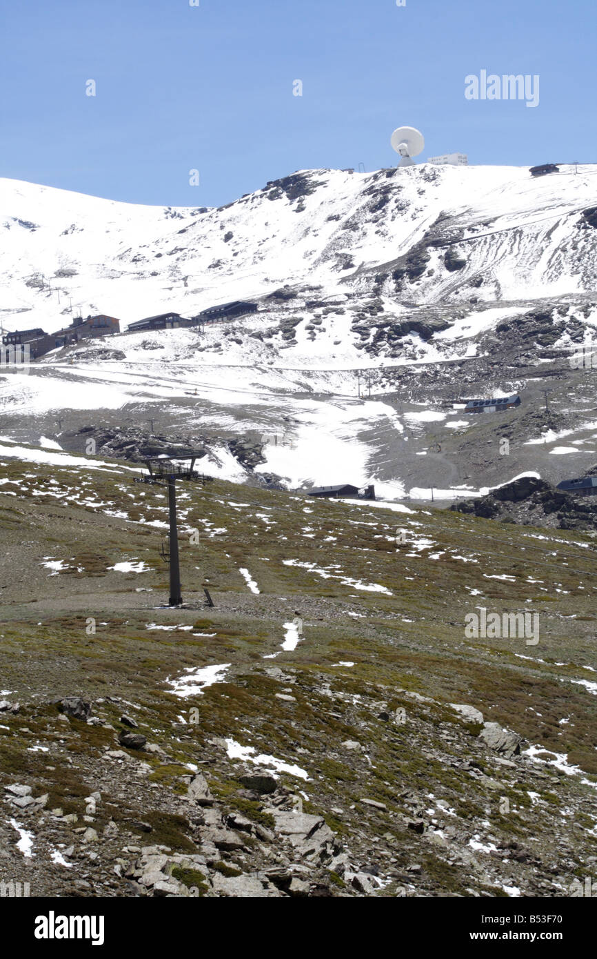 Pradollano ski station - Sierra Nevada, Granada, Spain Stock Photo - Alamy