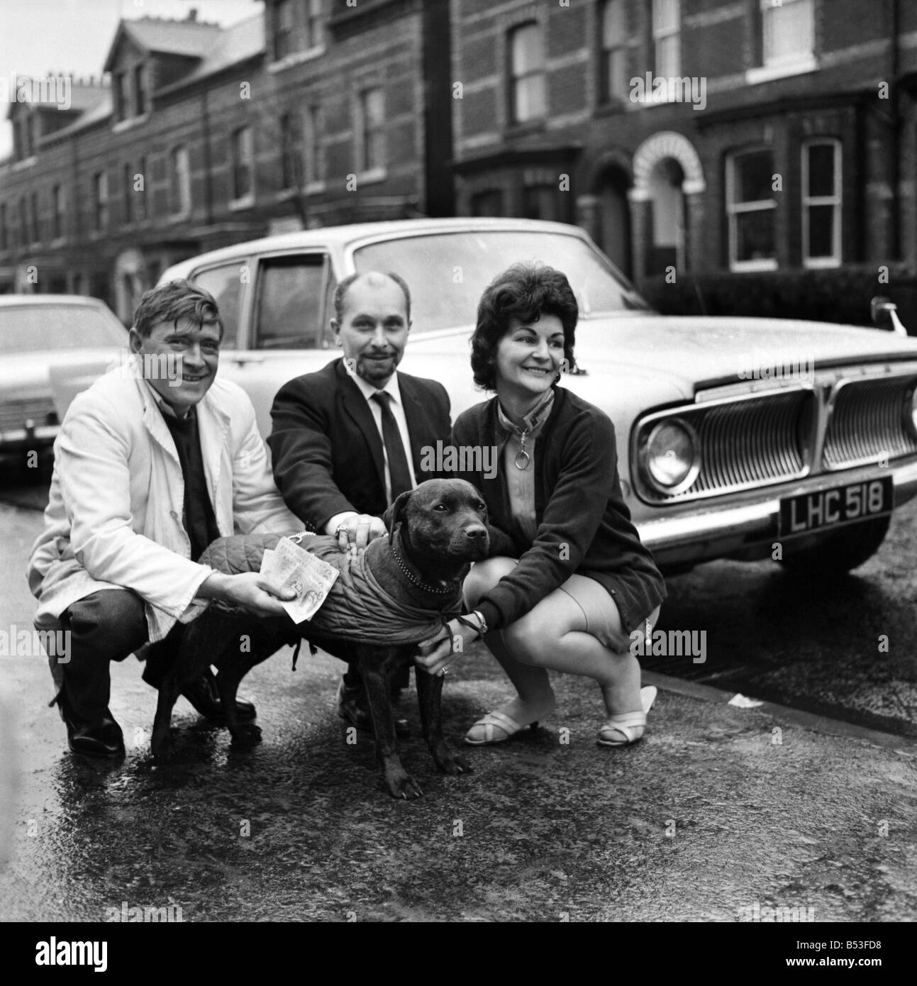 Humour people with animals family group in their home with their pet ...