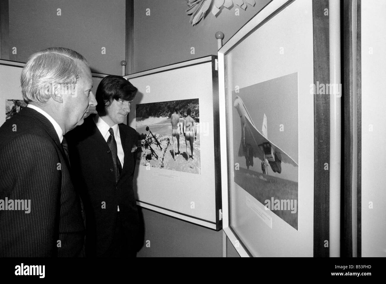 Mr. Edward Heath, leader of the opposition, congratulates Kent Gavin ...