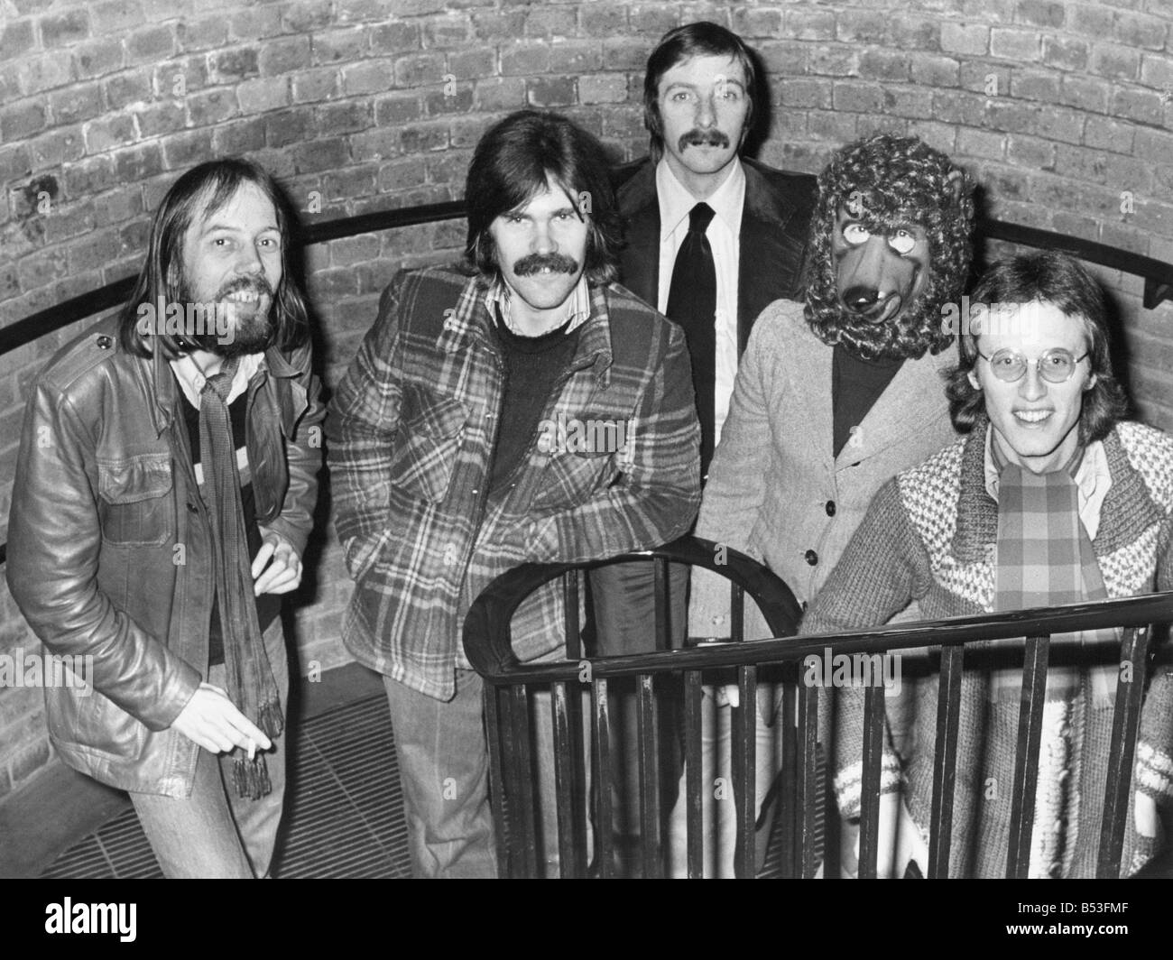 Lindisfarne at university theatre Left to right Rod Clements Ray ...