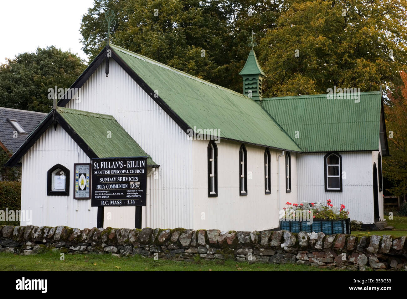 Tin church st fillans hi-res stock photography and images - Alamy