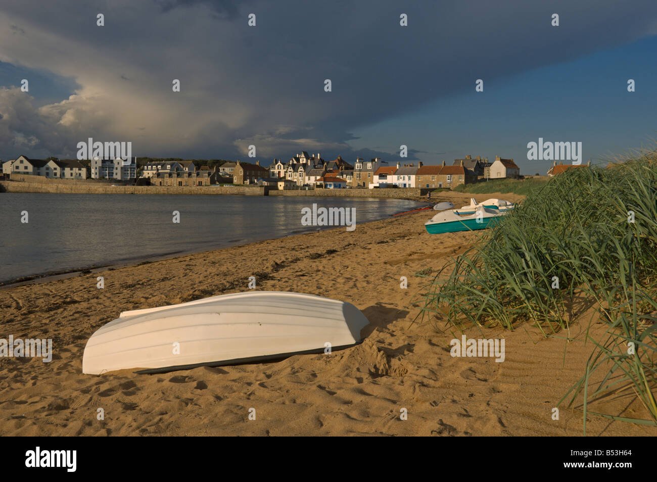 Elie harbour beach Neuk of Fife Fife Scotland August 2008 Stock Photo ...