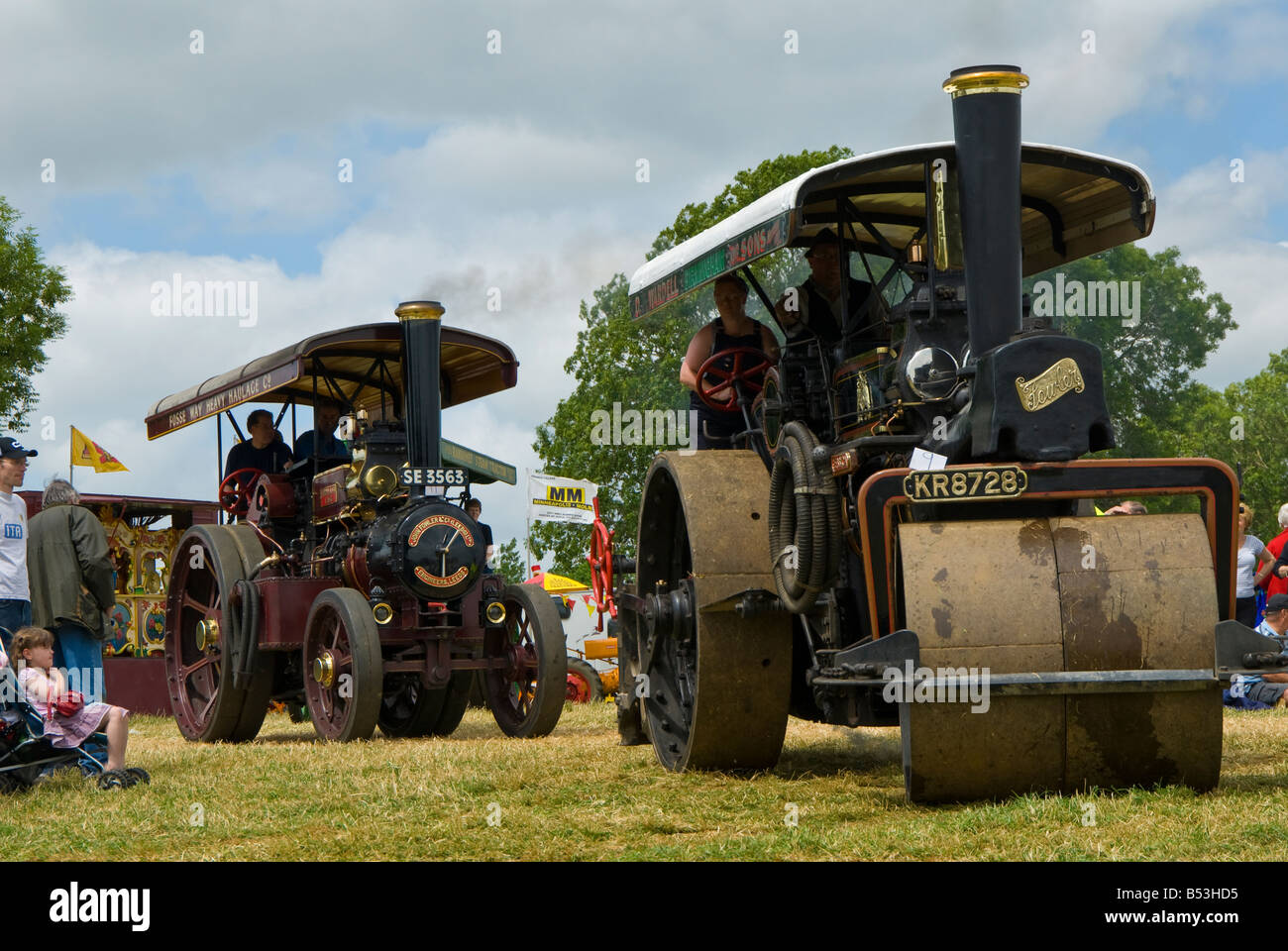Fowler steam roller hi-res stock photography and images - Alamy