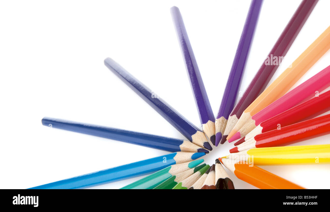 Colour pencil star hi-res stock photography and images - Alamy