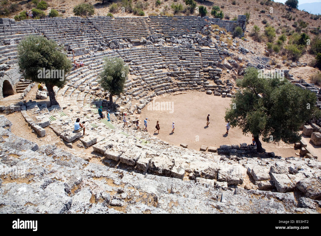 The Ruins of Kaunos Dalyan Turkey Stock Photo - Alamy