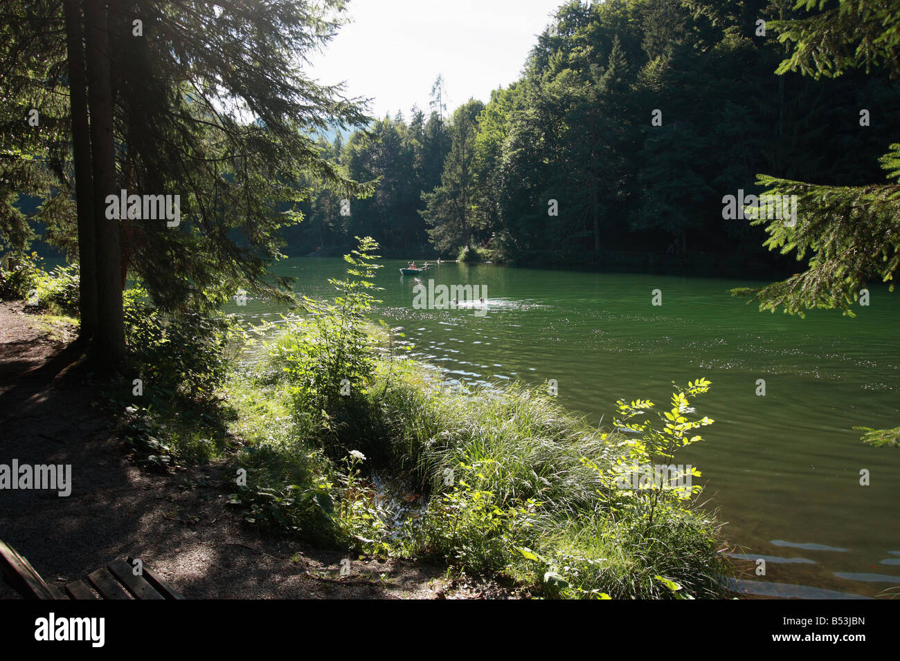 a lake called hechtsee near kufstein Stock Photo - Alamy