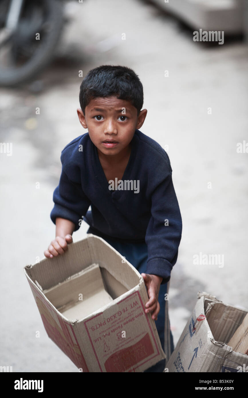 Local boy, Kathmandu, Nepal Stock Photo - Alamy