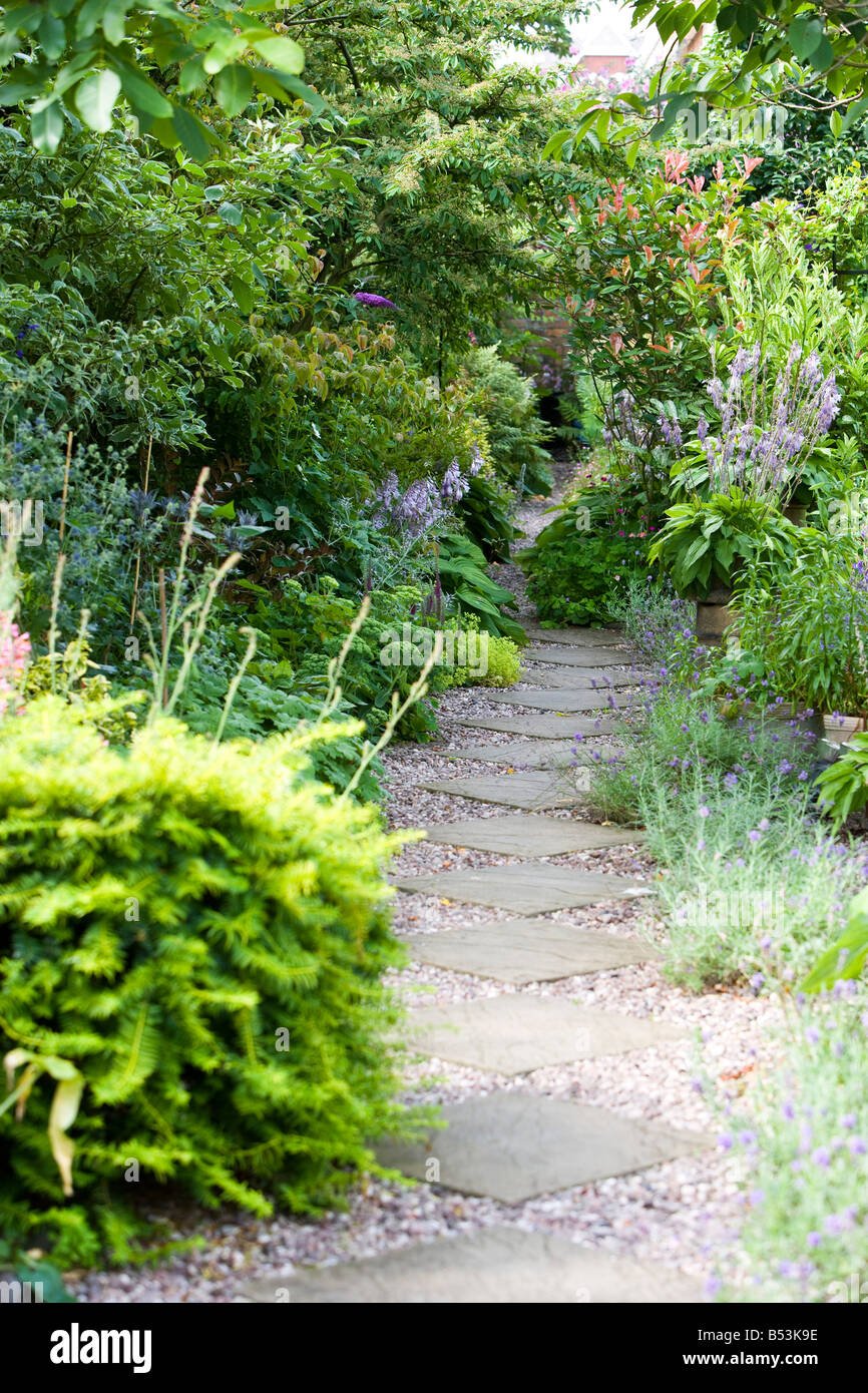 secret path through a garden Stock Photo - Alamy