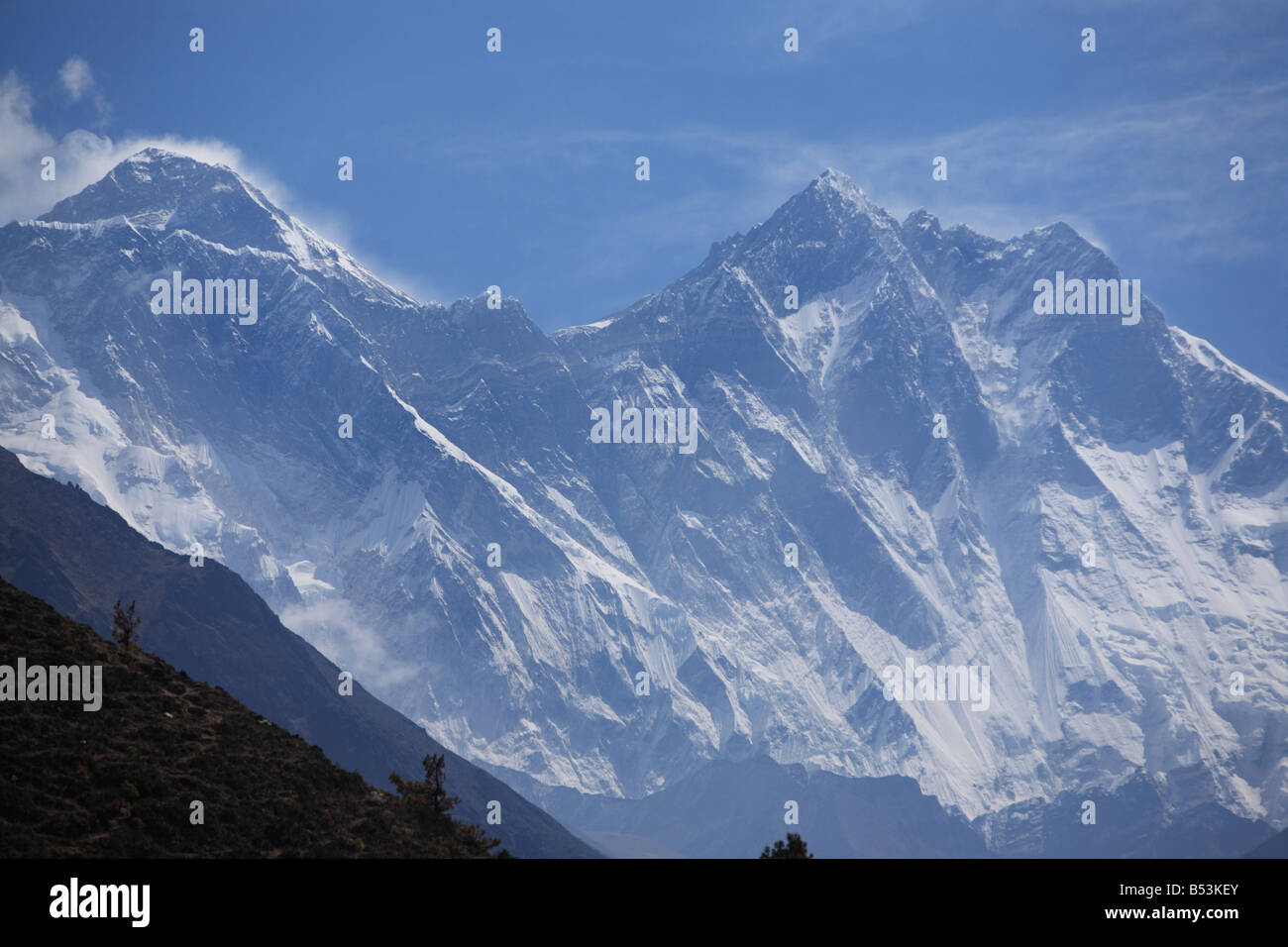 Lhotse And Everest Southeast