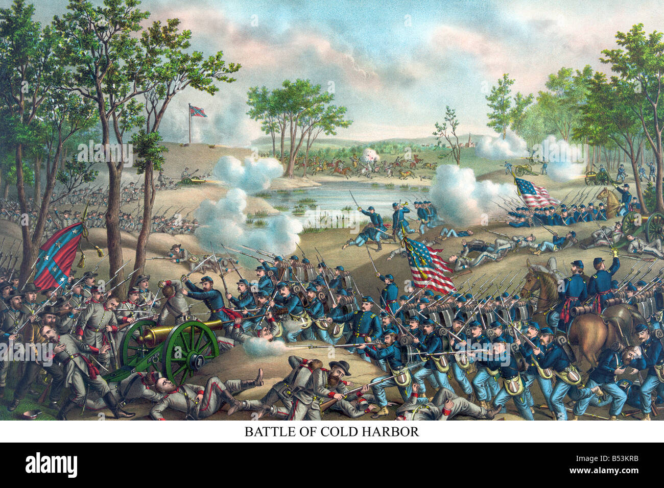 Battle of Cold Harbor Stock Photo - Alamy