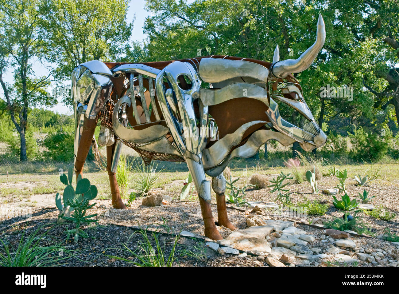 Texas Longhorn Statue High Resolution Stock Photography and Images - Alamy
