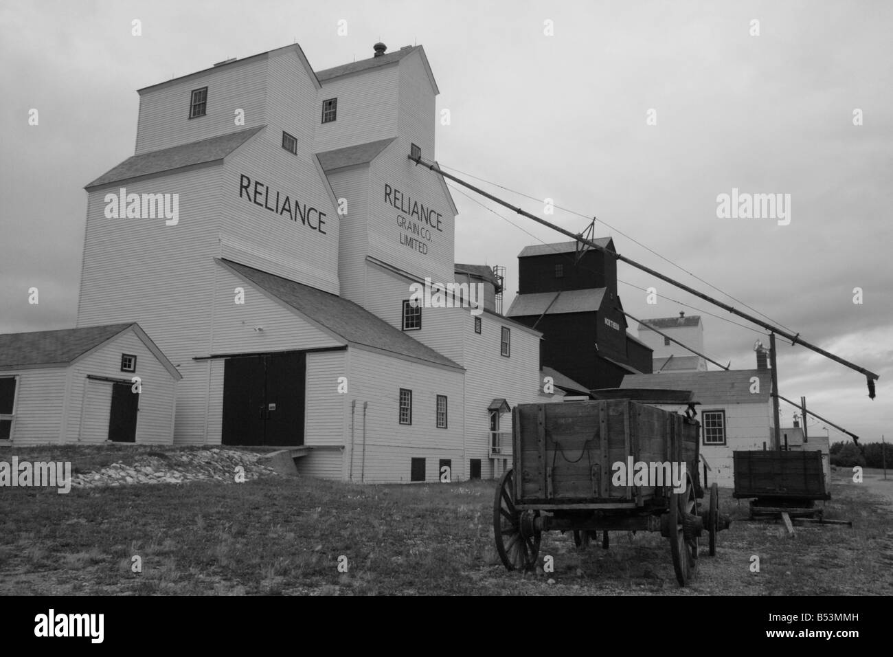 Grain elevators museum in Inglis, Manitoba Stock Photo - Alamy