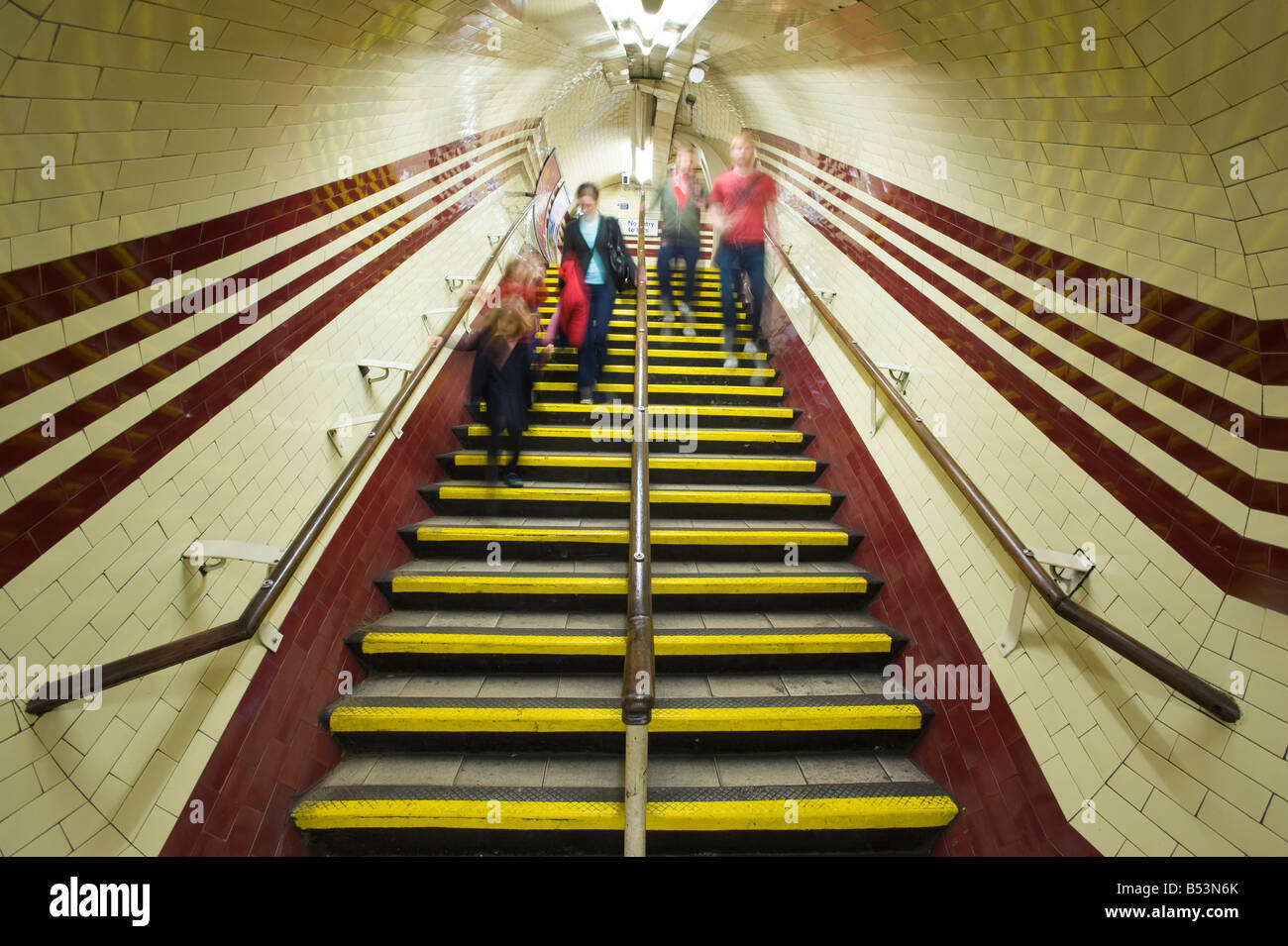 Interior of Hampstead Underground Station London United Kingdom Stock ...