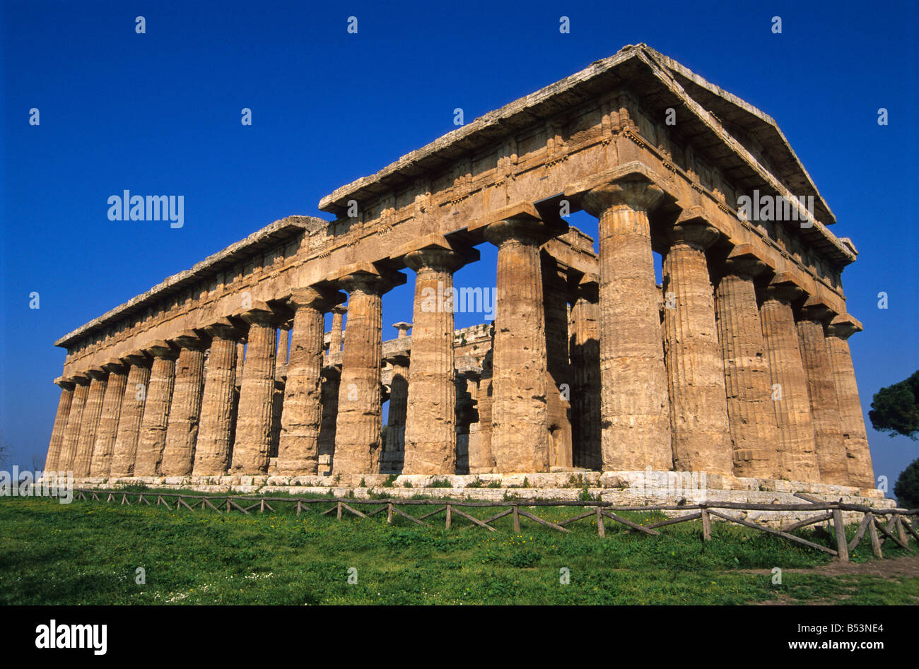 Temple of Apollo, Paestum Capaccio Province of Salerno Campania Italy ...