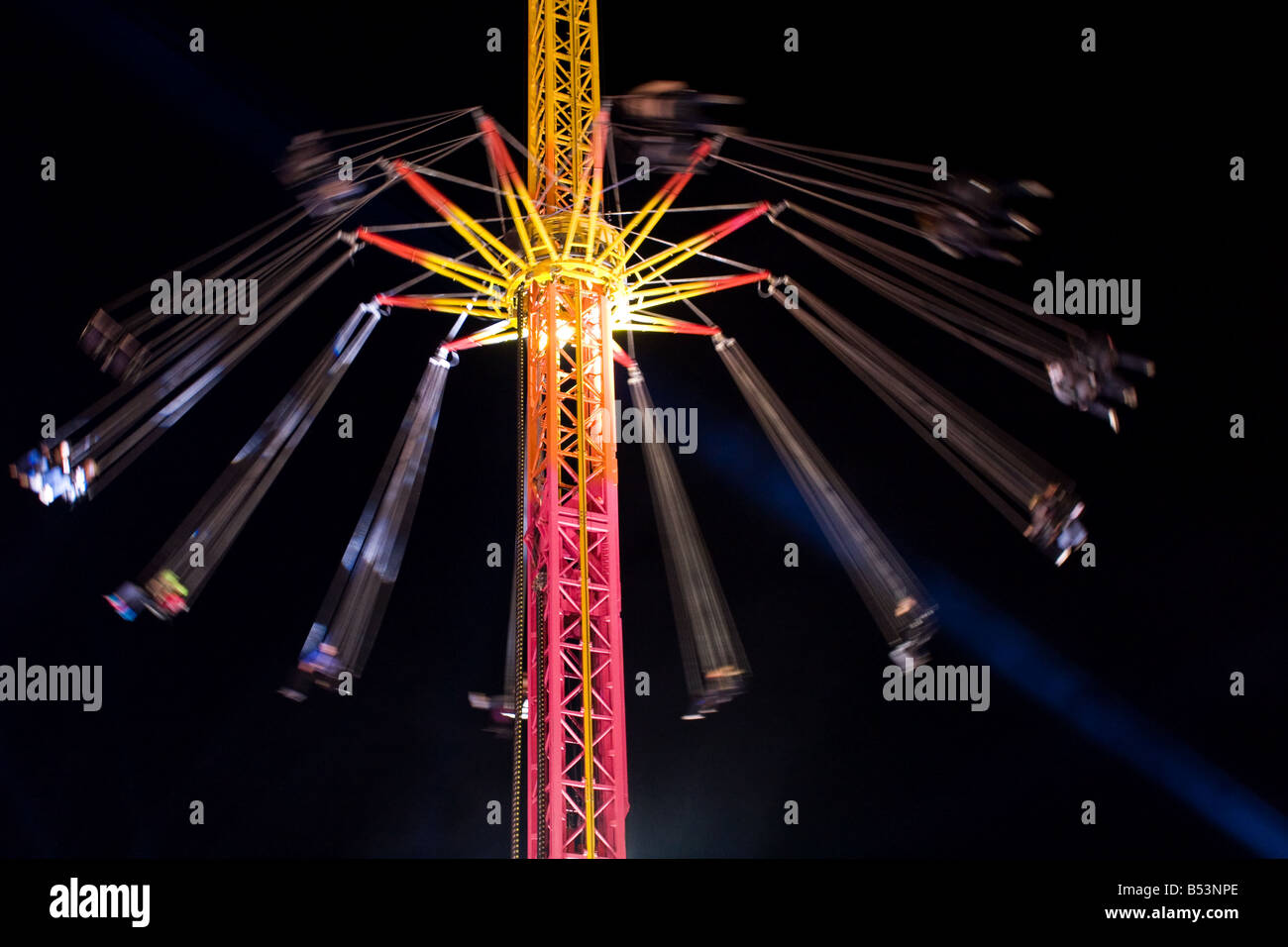 Picture of a fair ride at Hull fair Stock Photo - Alamy