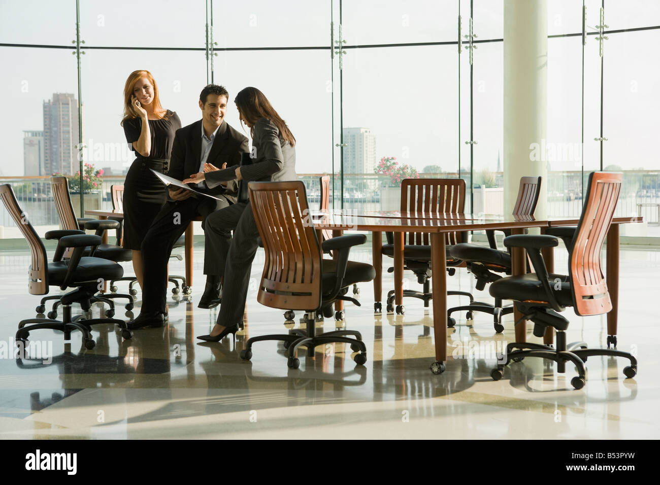 Business people in conference room for meeting Stock Photo - Alamy
