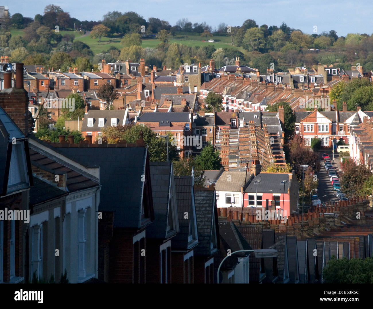 Victorian and Edwardian Housing, North London Stock Photo - Alamy