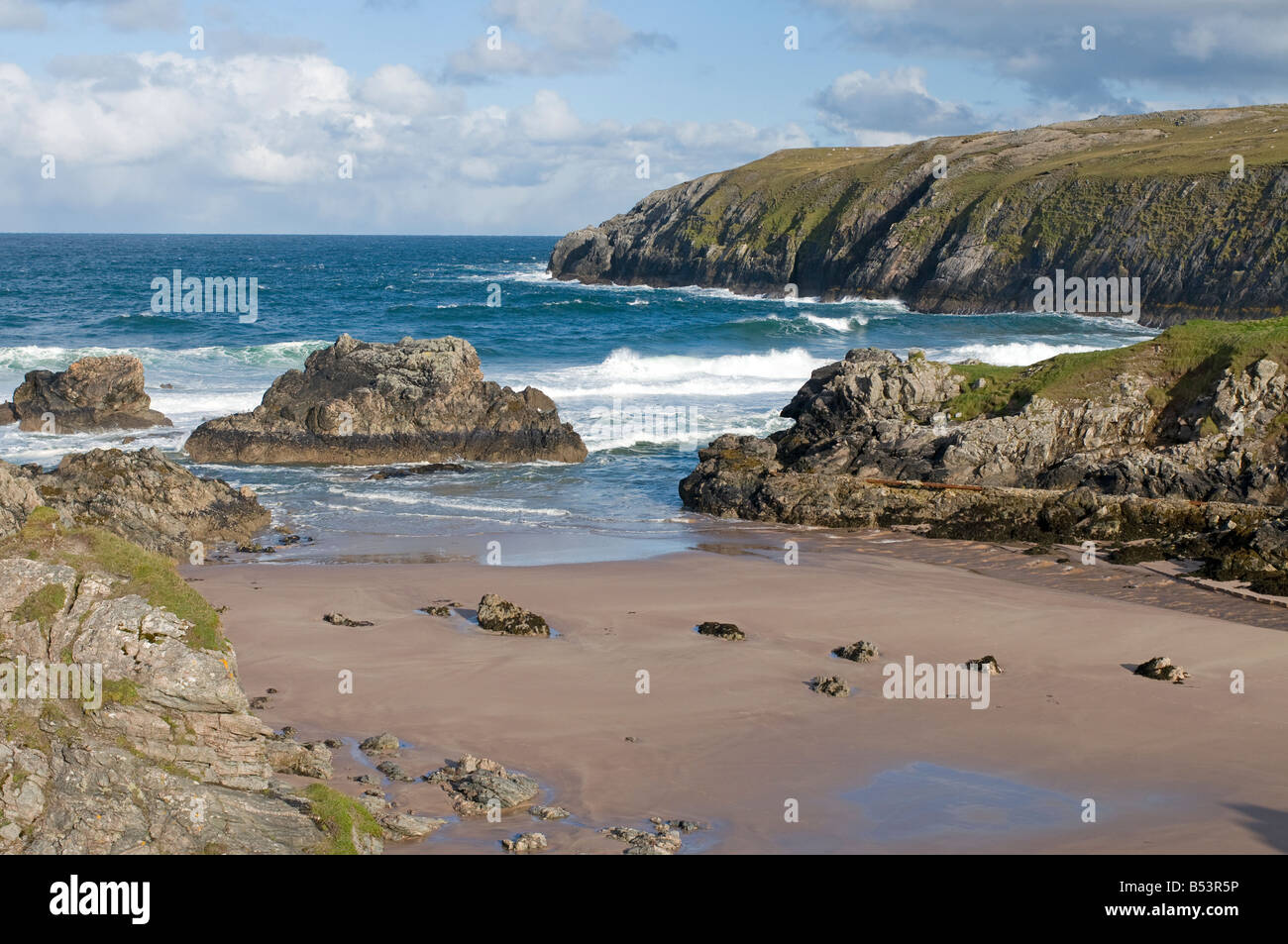 Sango sands beach bay durness hi-res stock photography and images - Alamy