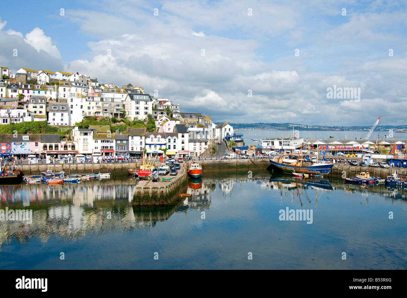 Brixham Harbour West Country Devon England Stock Photo - Alamy