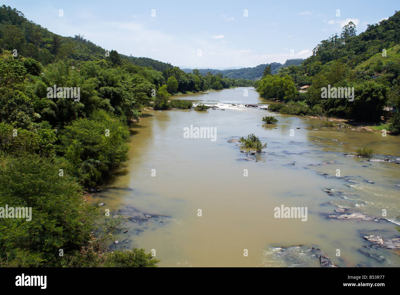 Upper course of the Itajai River Stock Photo - Alamy
