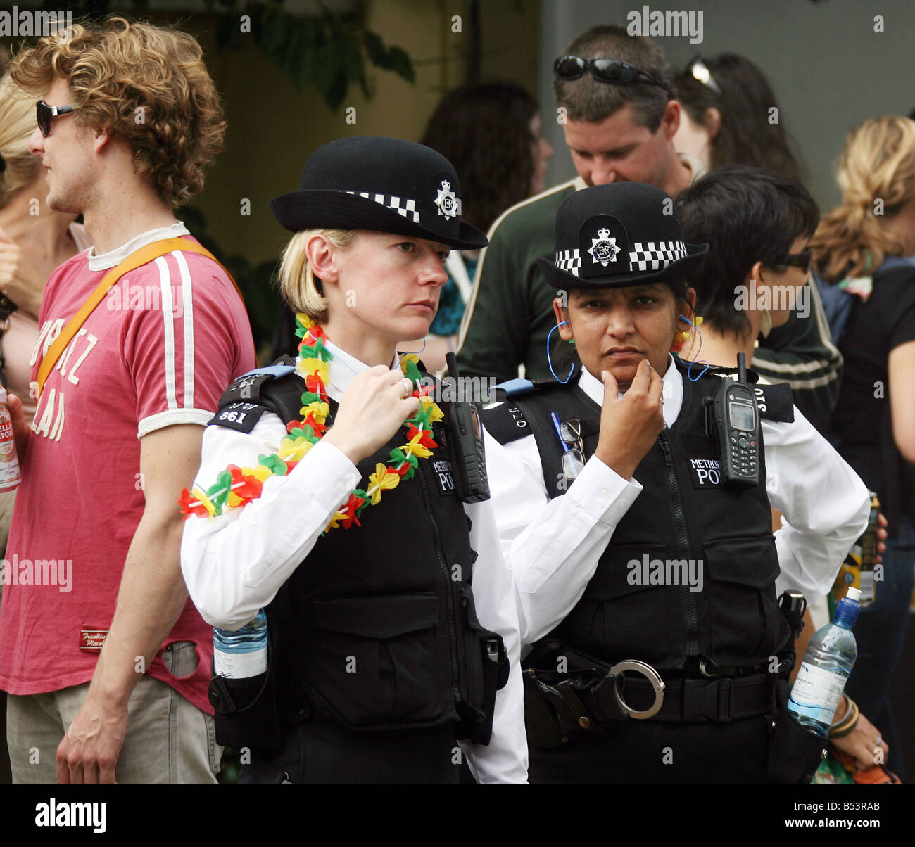 Women Police at the Carnival Parade during the annual Notting Hill ...