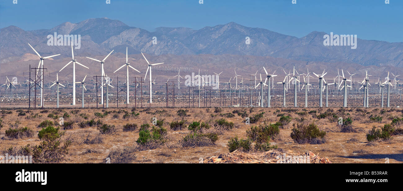 Wind farm in palm springs hi-res stock photography and images - Alamy
