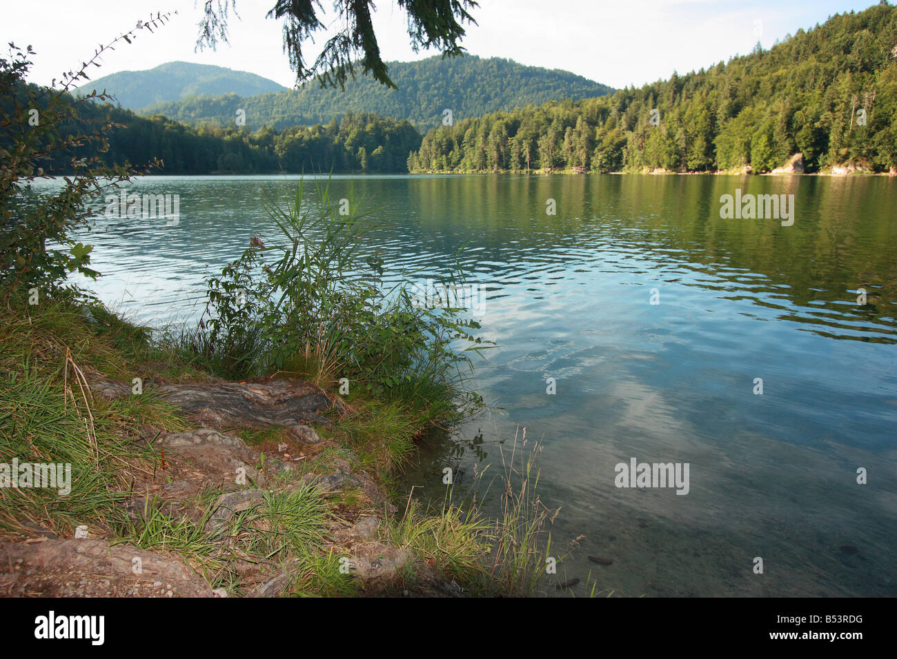a lake called hechtsee near kufstein Stock Photo - Alamy