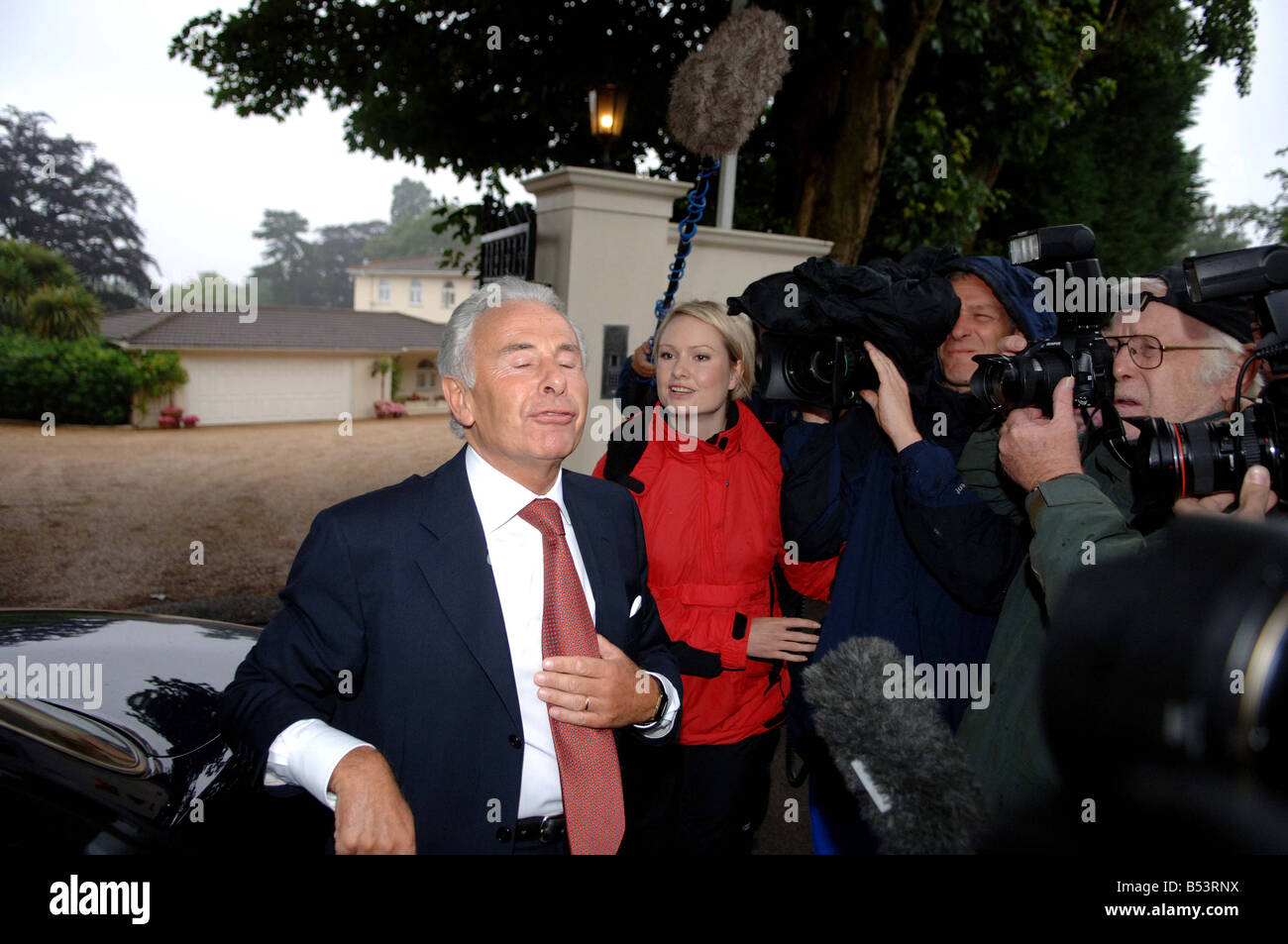 Labour supporter Lord Levy leaves his home expecting to be cleared of ...
