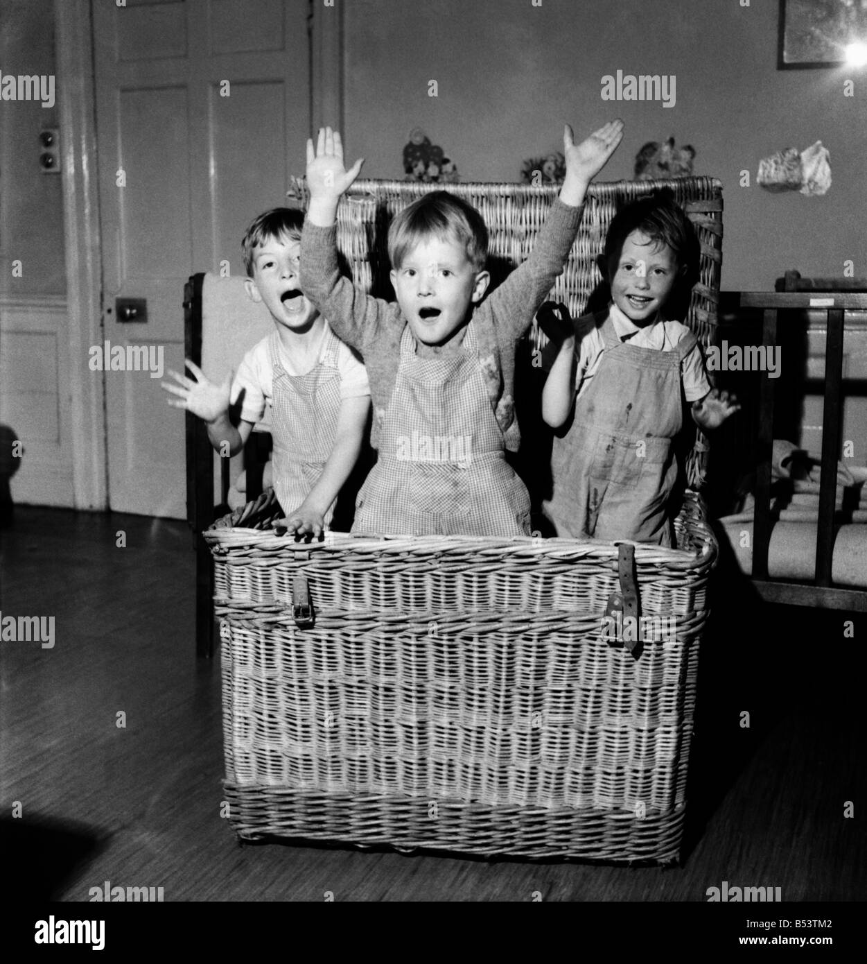 The three stages of a surprise. Creeping into the basket : The closing ...