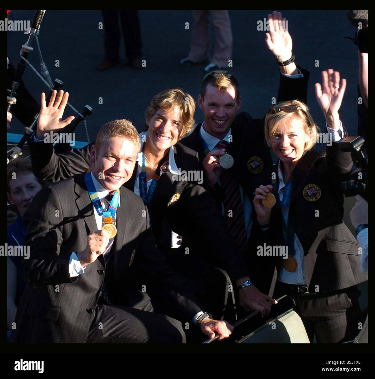 Scotland Olympic medalists September 2004 head round Edinburgh on an ...
