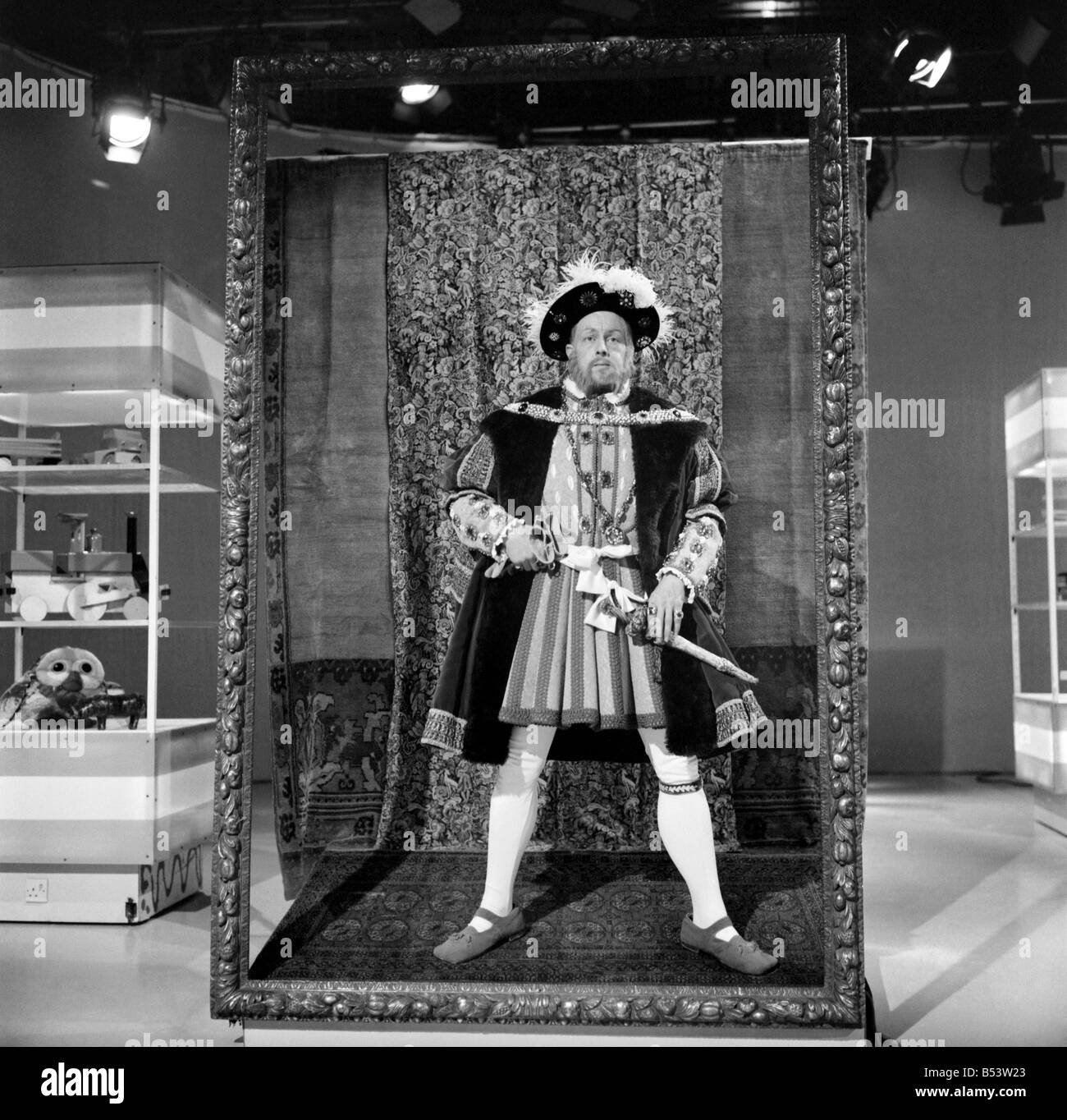Dagger in mouth Black and White Stock Photos & Images - Alamy