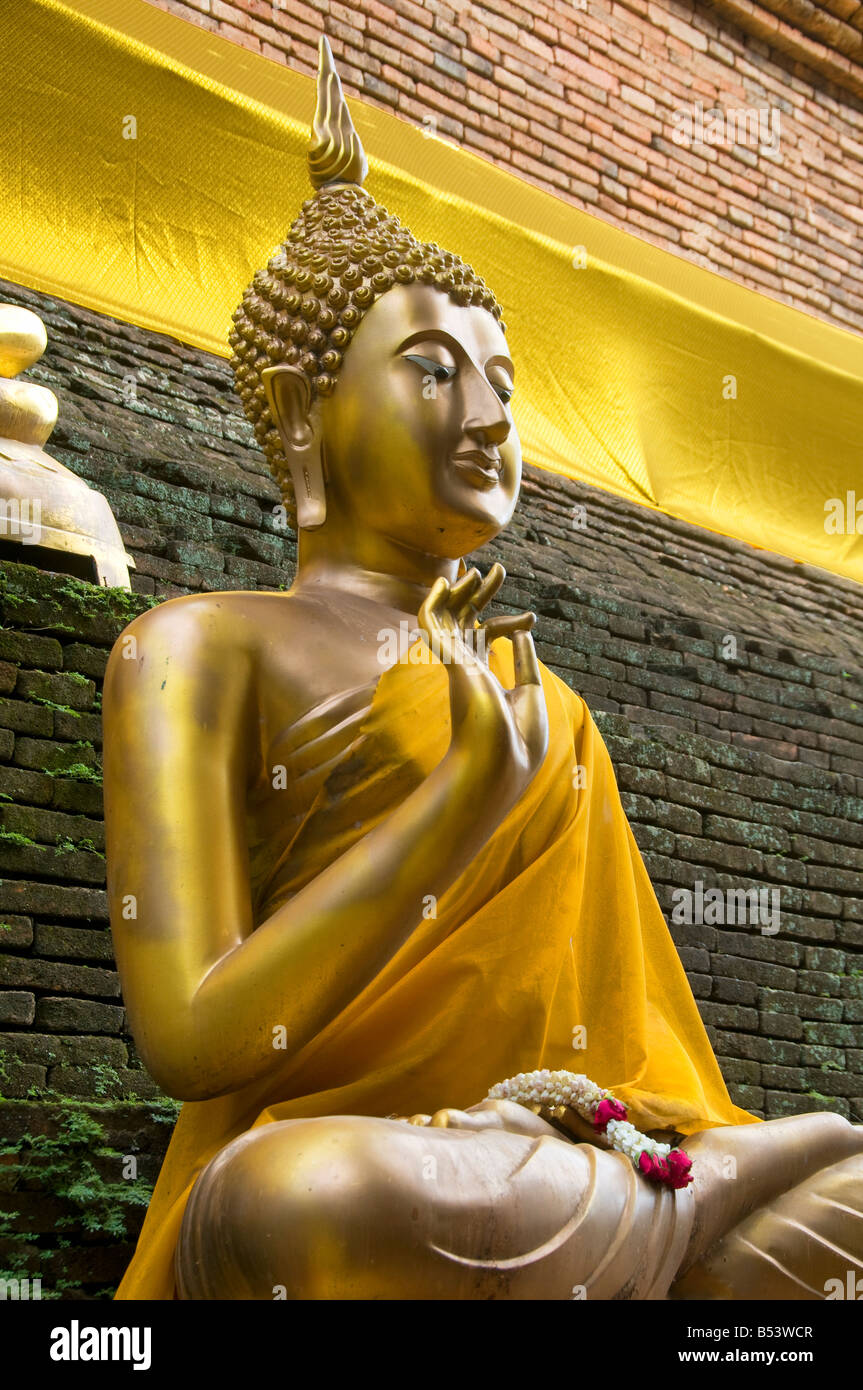 Buddha with robes Stock Photo - Alamy