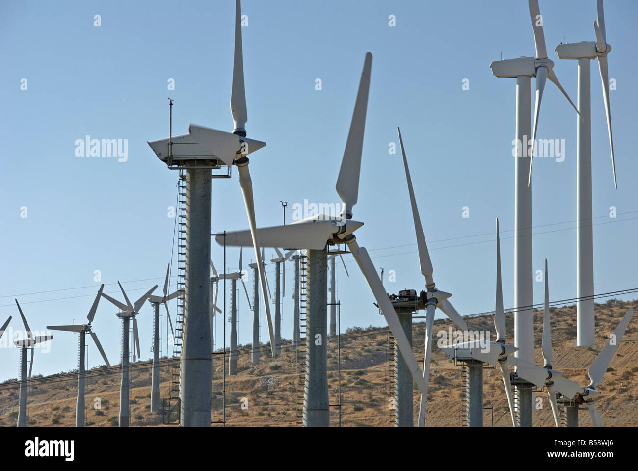 One of three major wind farms in california hi-res stock photography ...