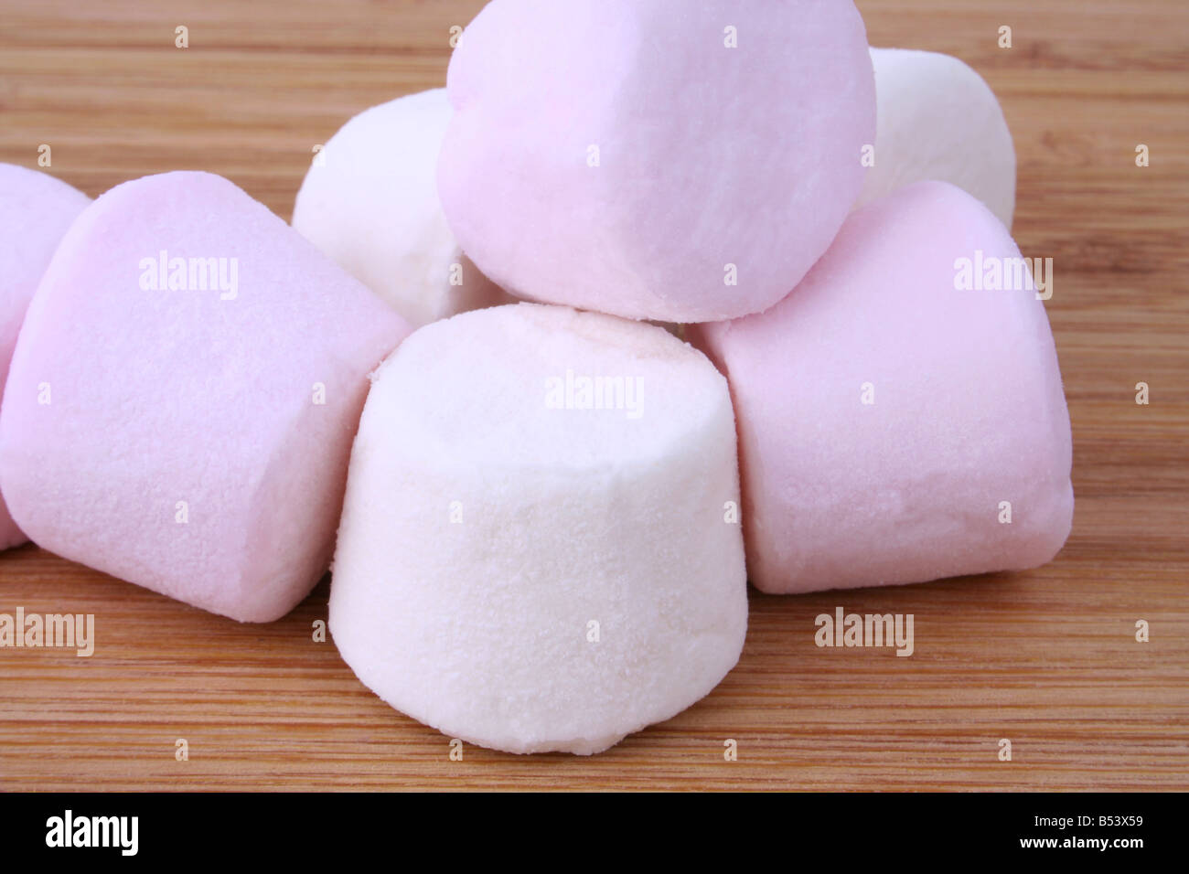 A pile of marshmallows Stock Photo - Alamy