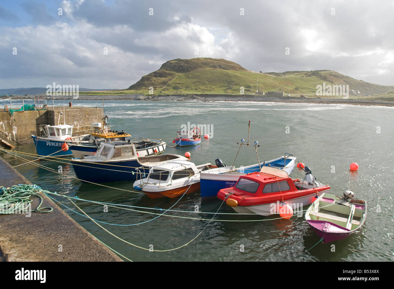Skerray Bay Harbour Clasheddy Sutherland Highland Region Scotland UK ...