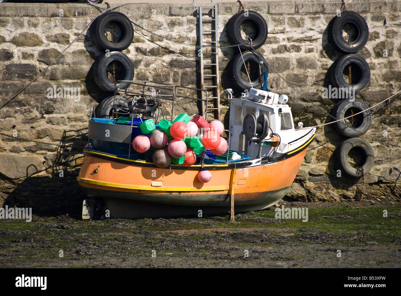 Orange coloured boat hi-res stock photography and images - Alamy